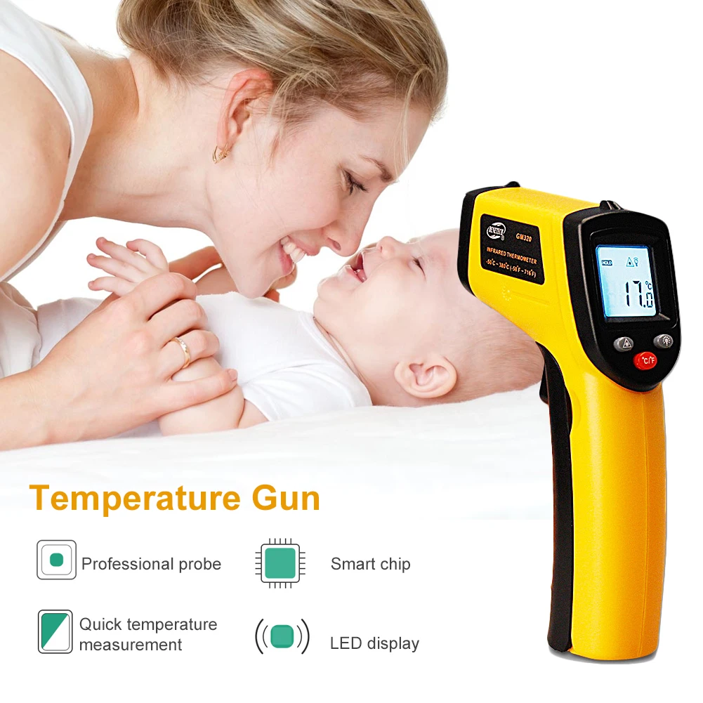 Gm320 Infrared Thermometer Non-contact Camera Infrared Laser ...