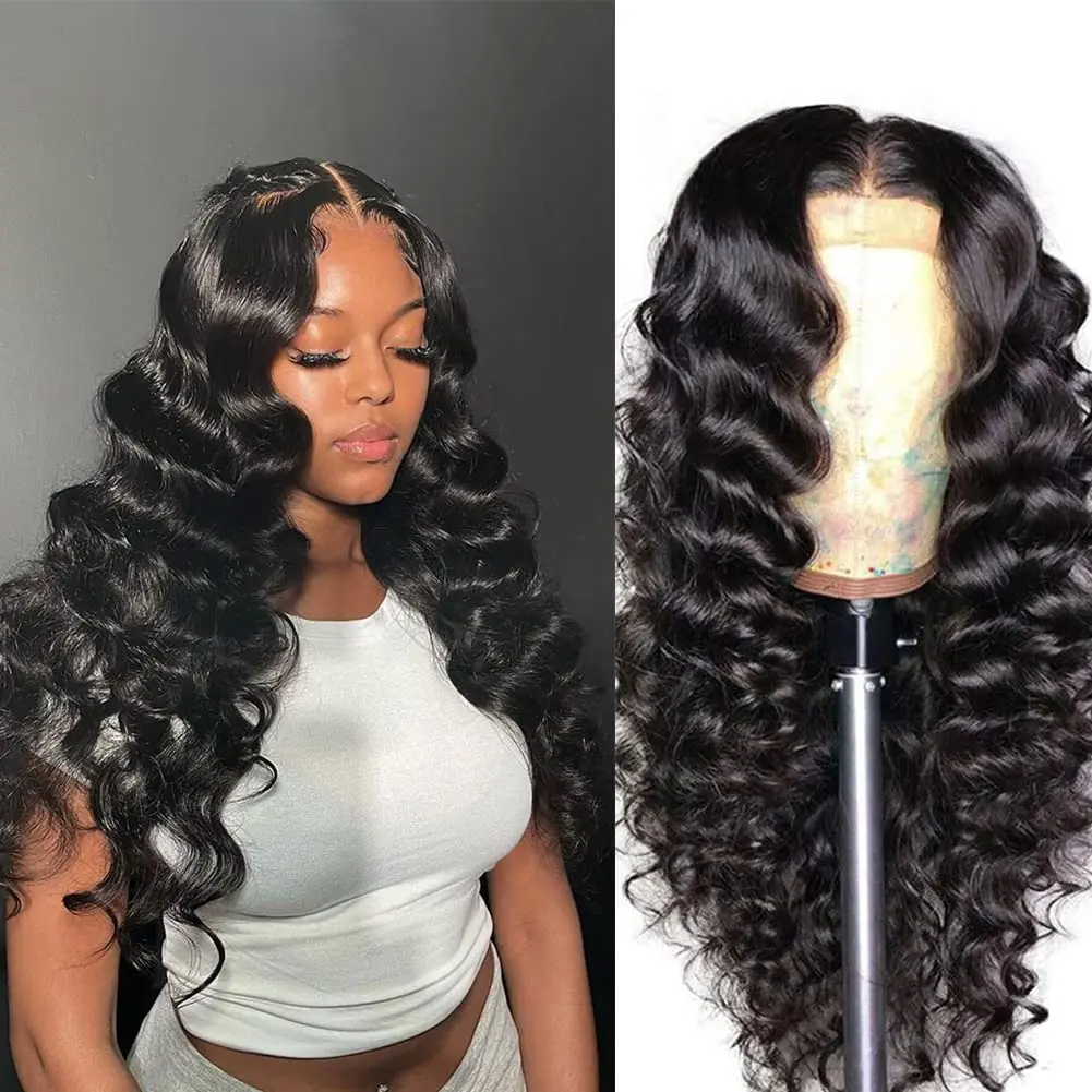 Perruque-Lace-Front-Wig-Deep-Wave-naturelle-Yyong-adt-cheveux-humains ...