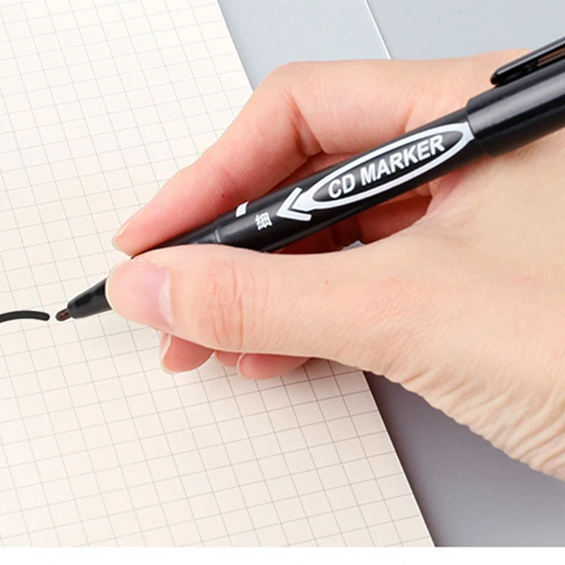 Twin-Tip-Permanent-Marker-Pen-Fine-Point-Waterproof-Ink-Twin-Tip ...