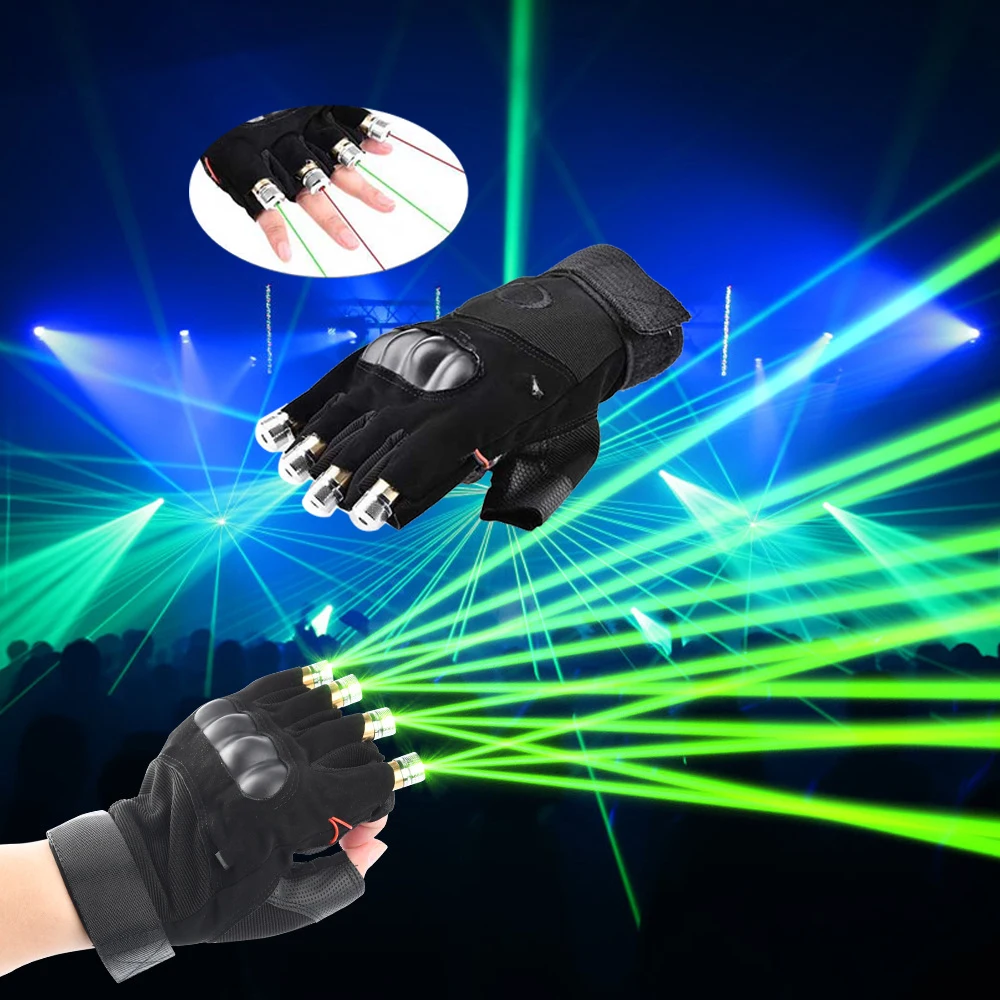 Green-Laser-Gloves-Laser-Beam-Flash-Finger-4-Heads-Emitting-Charging ...