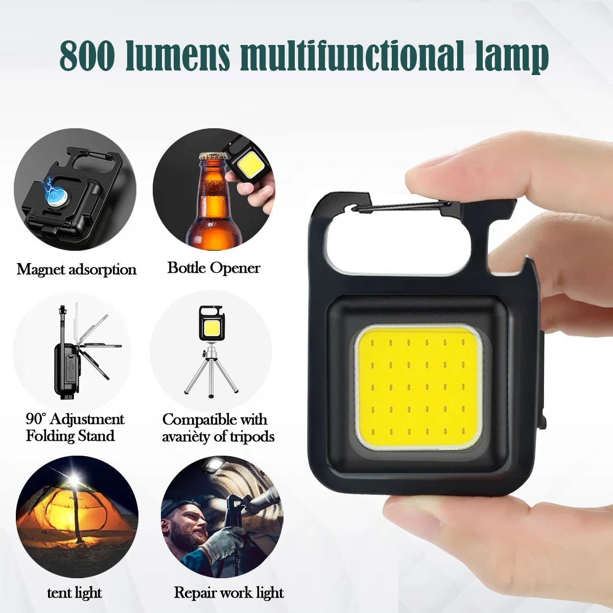 Mini-Flashlight-Super-Bright-COB-LED-Outdoor-Emergency-Lamp-Camping ...