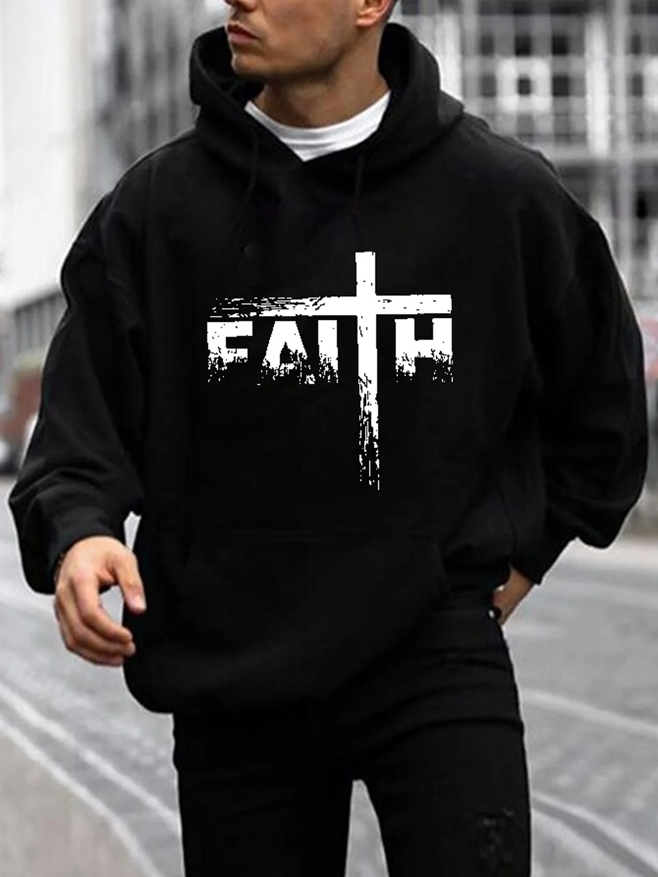 FAITH-Print-Hoodie-Cool-Hoodies-For-Men-Men-s-Casual-Graphic-Design ...