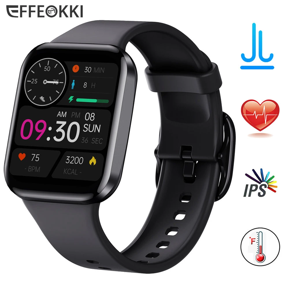 Multi Sport Smart Watch Body Temperature Men Connected Watches ...