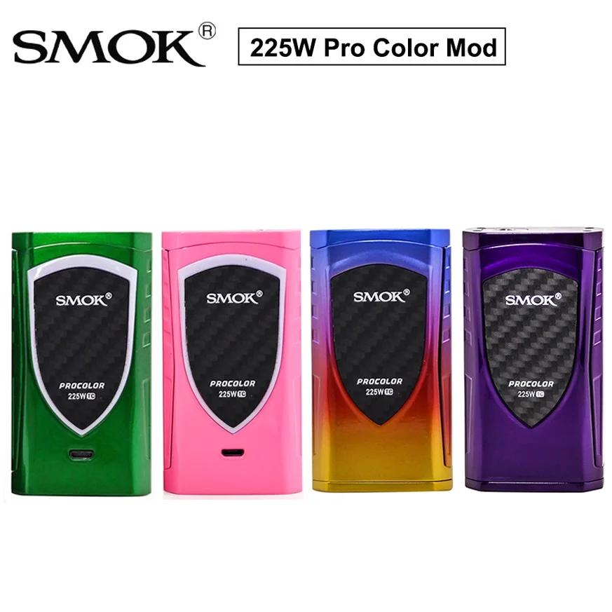 SMOK cigarrillo electrónico Procolor Box Mod, Original, 225W, Pro Color ...