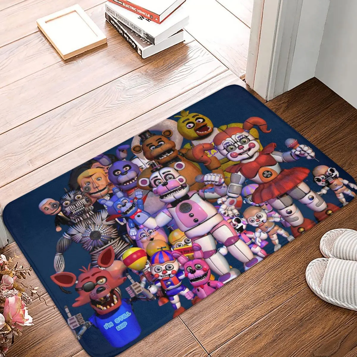 Bath Mat FNAF Toy Bear Game Doormat Kitchen Carpet Entrance Door Rug ...