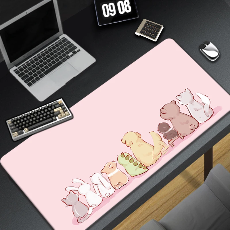 Pink-Mouse-Pad-Kawaii-Desk-Mat-Cute-Animals-Mause-Pad-Gaming ...