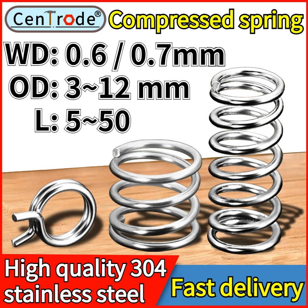 Compressed Metal Spring