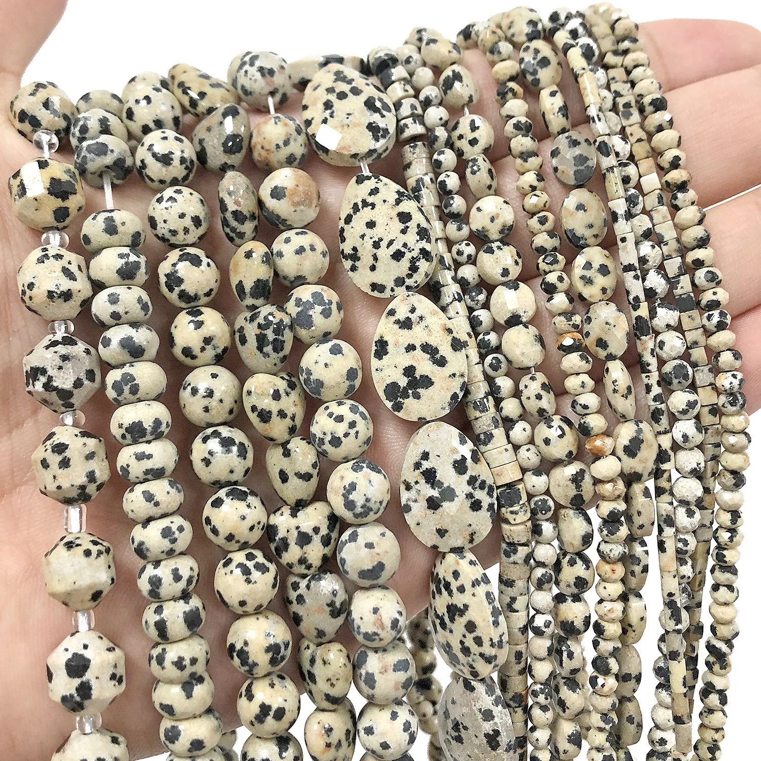 34-Types-Yellow-Dalmatians-Jasper-Bead-Natural-Stone-Round-Cube-Faceted-Rondelle-Loose-Beads-for ...