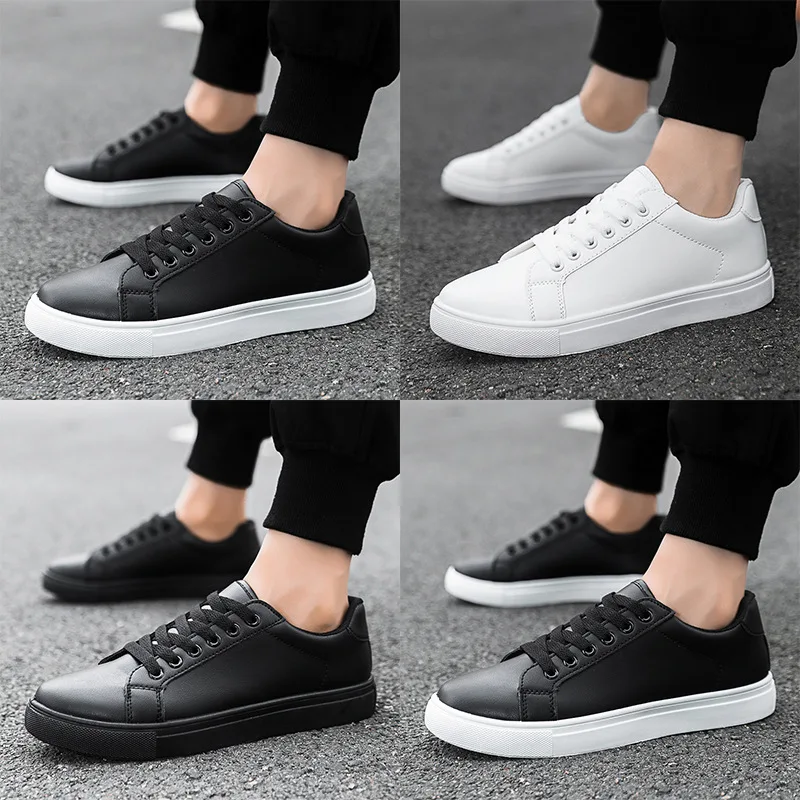Fashion Versatile Man Shoe 2025 Spring New Round Toe Flat Shoes Simple ...
