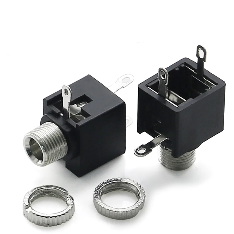 10Pcs Good Quality 3.5mm Female Audio Connector 3 Pin DIP Headphone ...