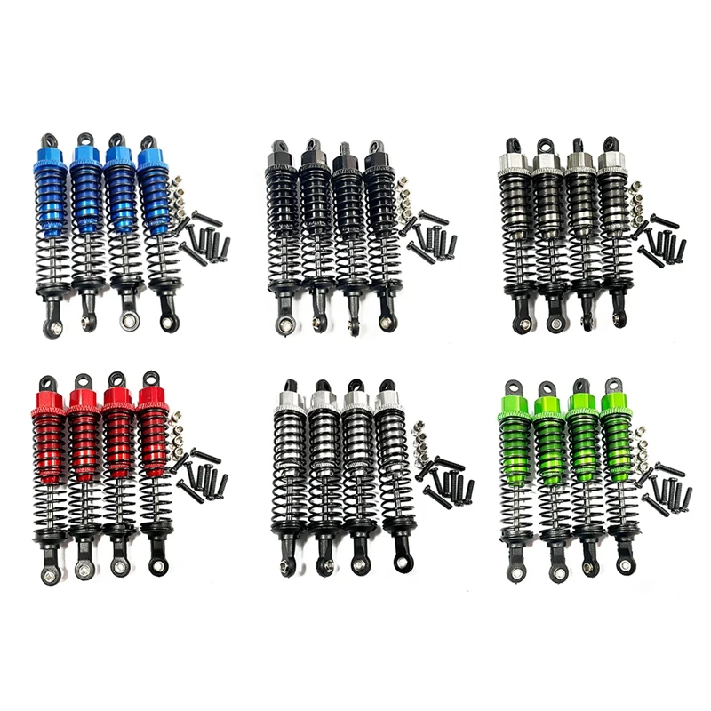 4Pcs Metal Oil Shock Absorber Damper For LAEGENDARY BEZGAR 1/12 1/16 RC ...