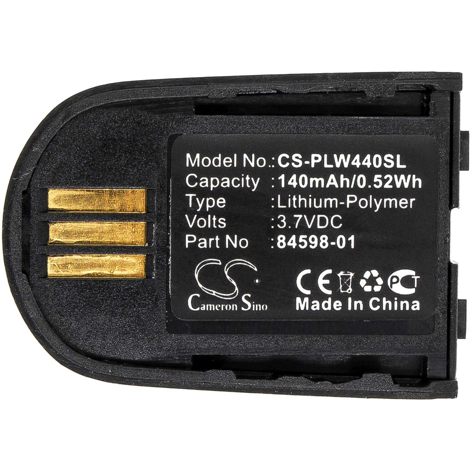 Li-Polymer Wireless Headset Battery for Microsoft Plantronics,3.7V ...
