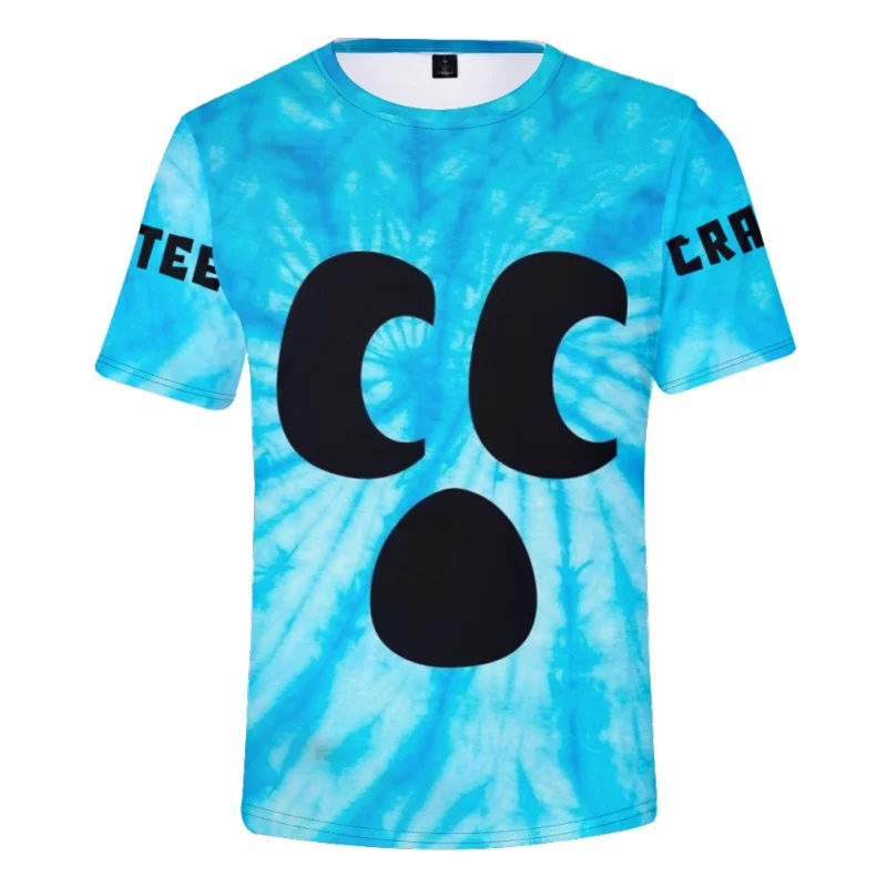 Craftee-Face-Tie-dye-T-shirt-Merch-New-Tshirt-Anime-Pullovers-Tops ...