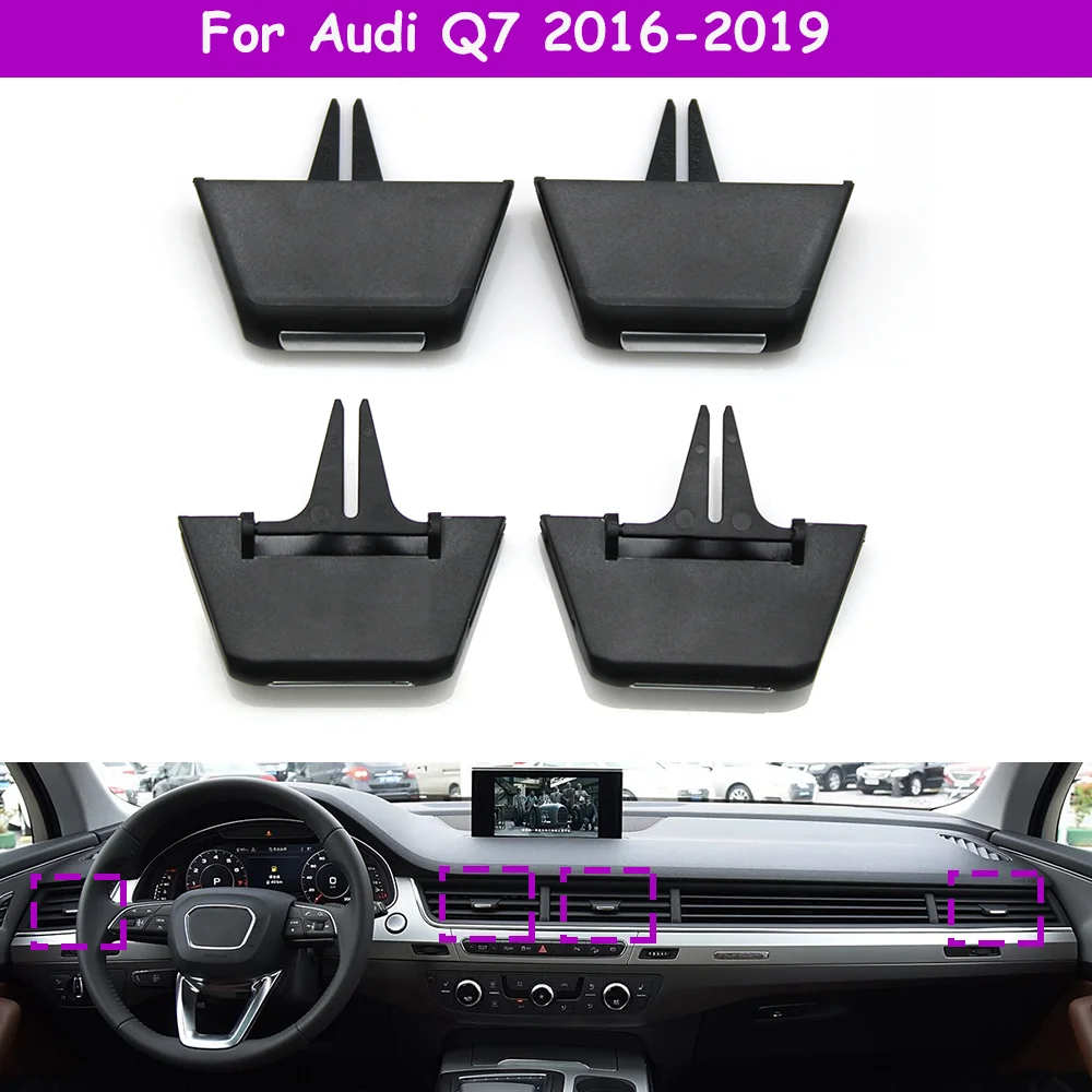 Q7 Car Interior Front Left Right Middle Air Vent Grille AC Tab Clip ...