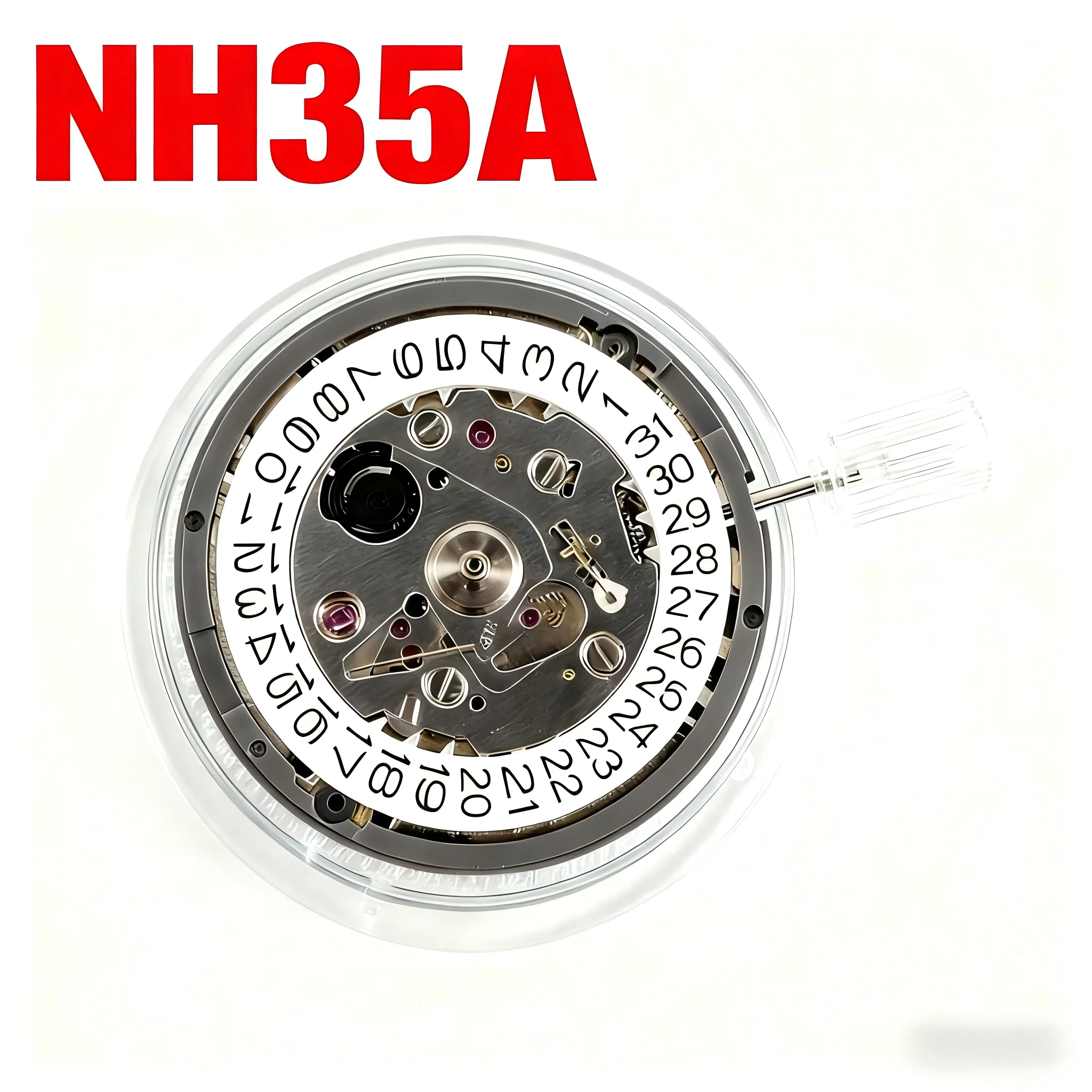 Japan Genuine NH35 Automatic Mechanical Movement High Accuracy 24 ...
