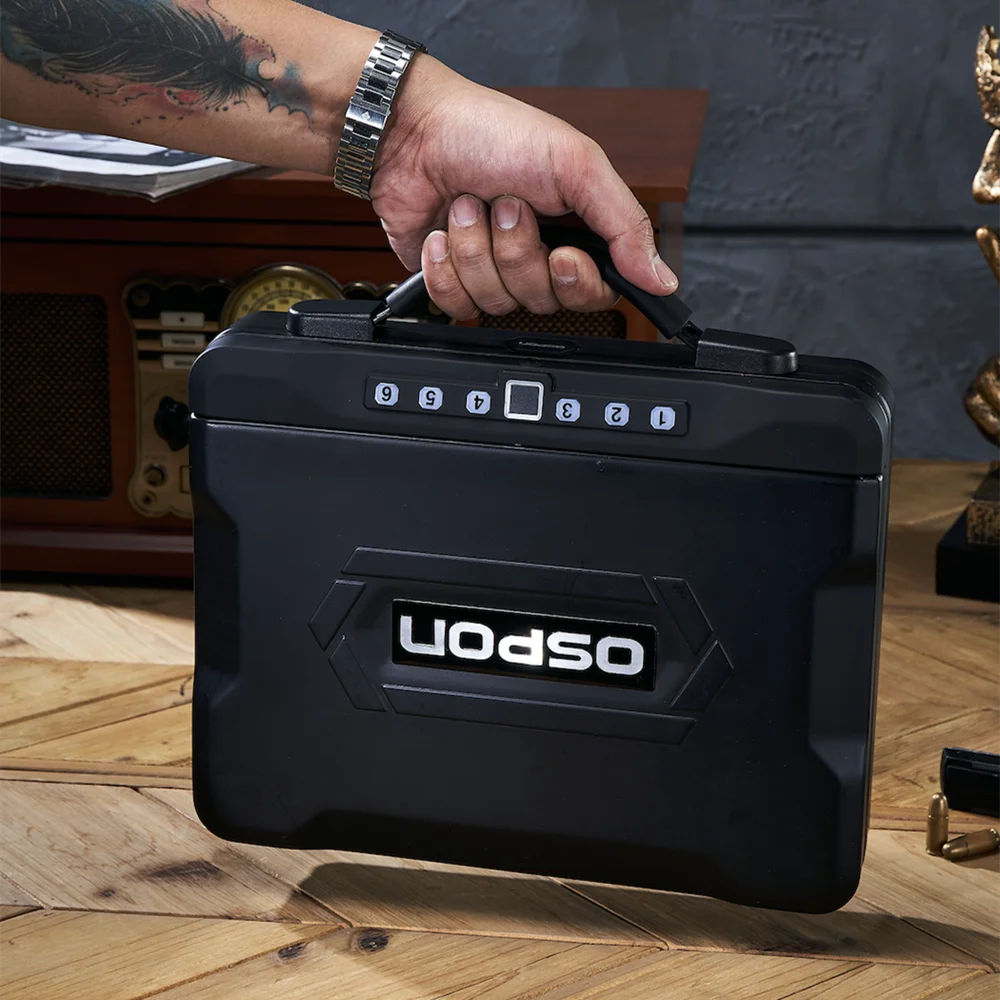 Biometric Fingerprint Digital Password Quick-Access Pistol Firearm ...