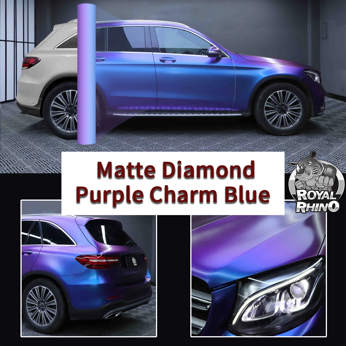 PET-Matt-Diamond-Purple-Charm-Blue-AEP-BSL-Series-Color-Change-Film ...