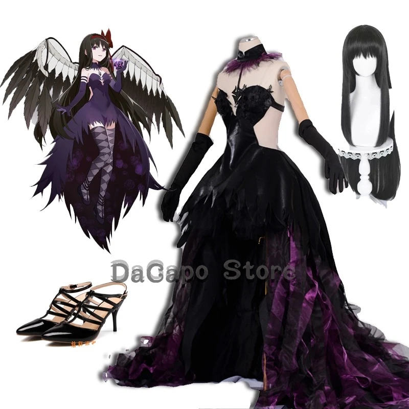 Homuras Akemi Demon Form Cosplay Costume Gown Goddess Puella Magi ...