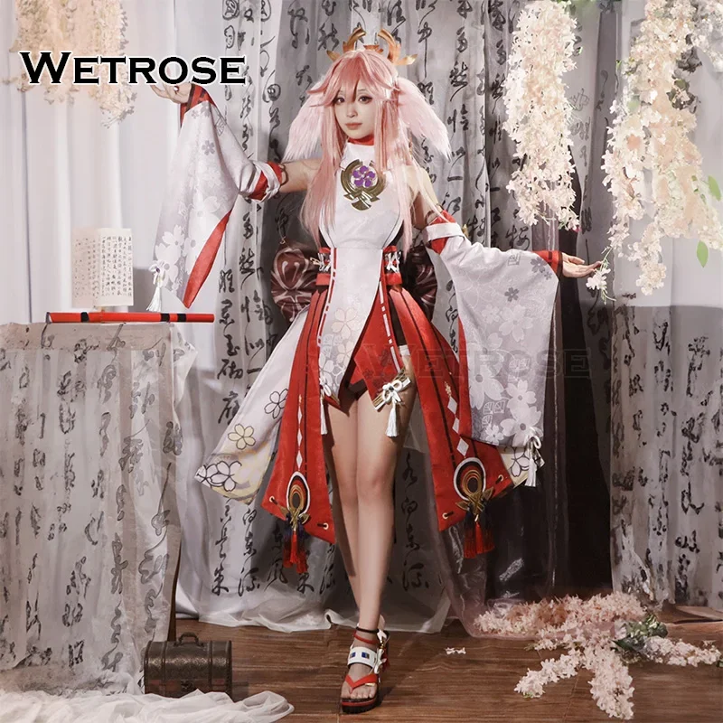 Wetrosescopo-In-Stock-Yae-Miko-SSR-Cosplay-Costume-Genshin-Impact-Pik-a ...
