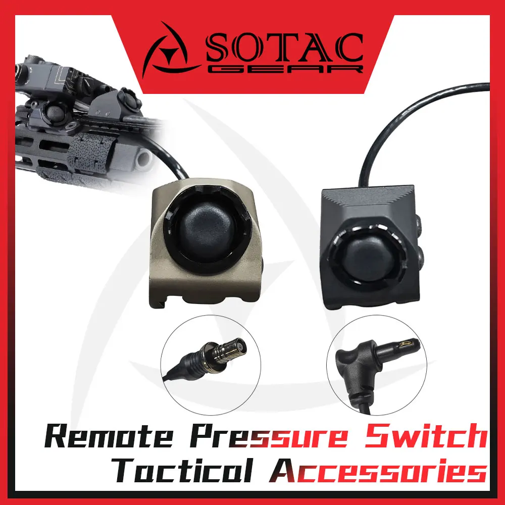 SOTAC Tactical Hot Button for SF M300 M600 Flashlight Remote Pressure ...