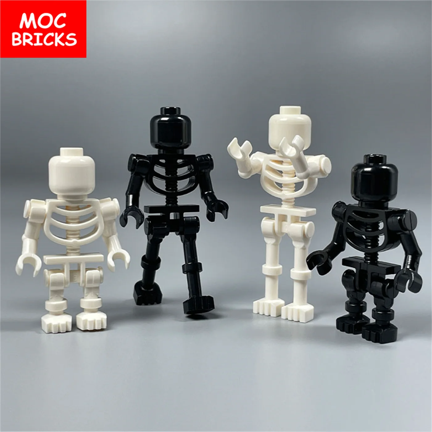 MOC-Bricks-DIY-Black-White-Halloween-Skeleton-Skull-Assembly-Model ...