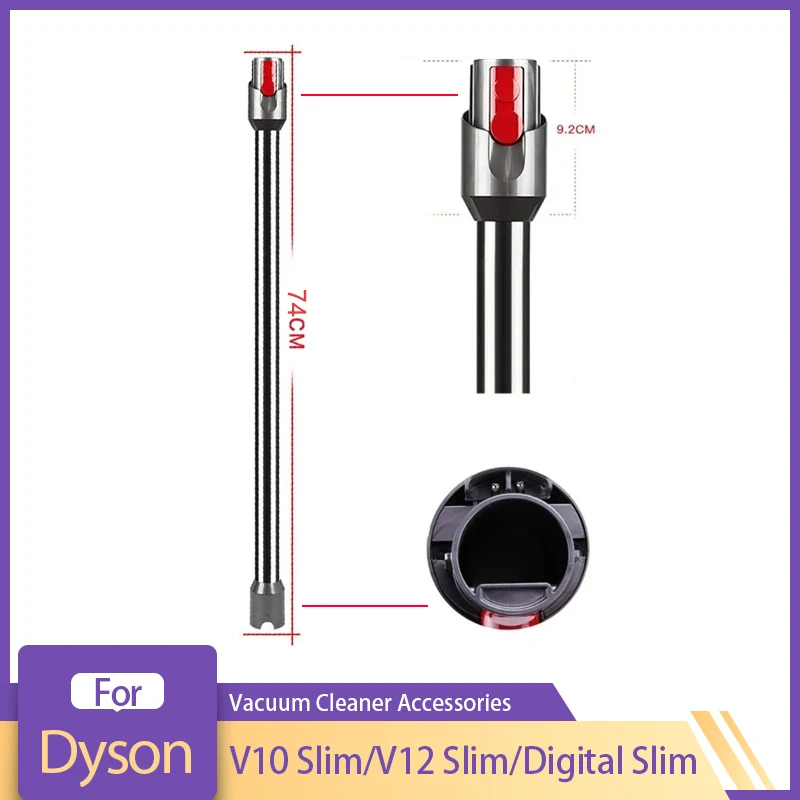 Extension-Rod-Tube-For-Dyson-V12-V10-Slim-Digital-Slim-Metal-Aluminum ...