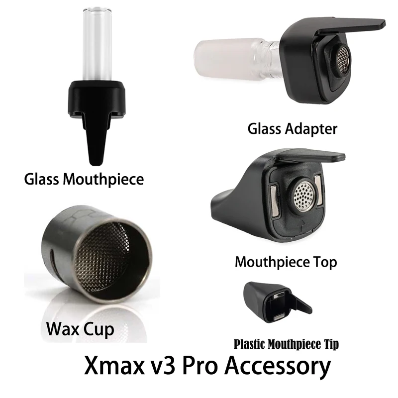 Original-XMAX-V3-Pro-Accessory-Glass-Mouthpiece-Glass-Adapter ...