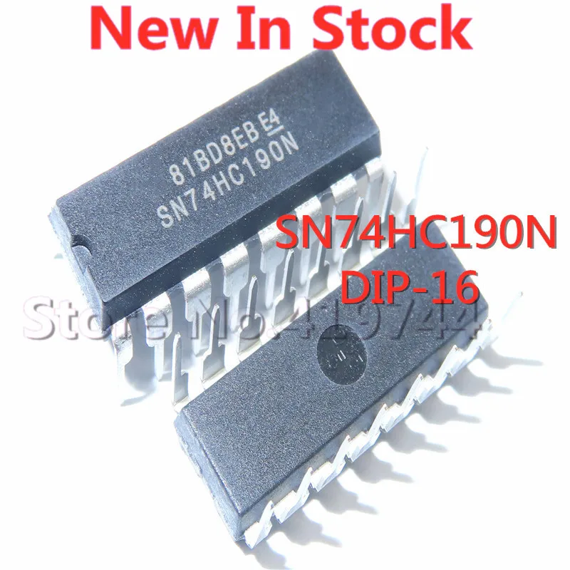 5 ชิ้น/ล็อต SN74HC190N 74HC190 DIP-16 ตัวนับลำดับขั้นบันได มีสินค้าใน ...