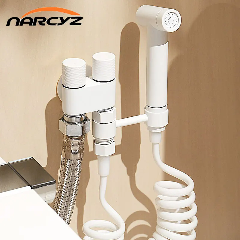 Cream wind elegant white Brass toilet companion set Bathroom corner ...
