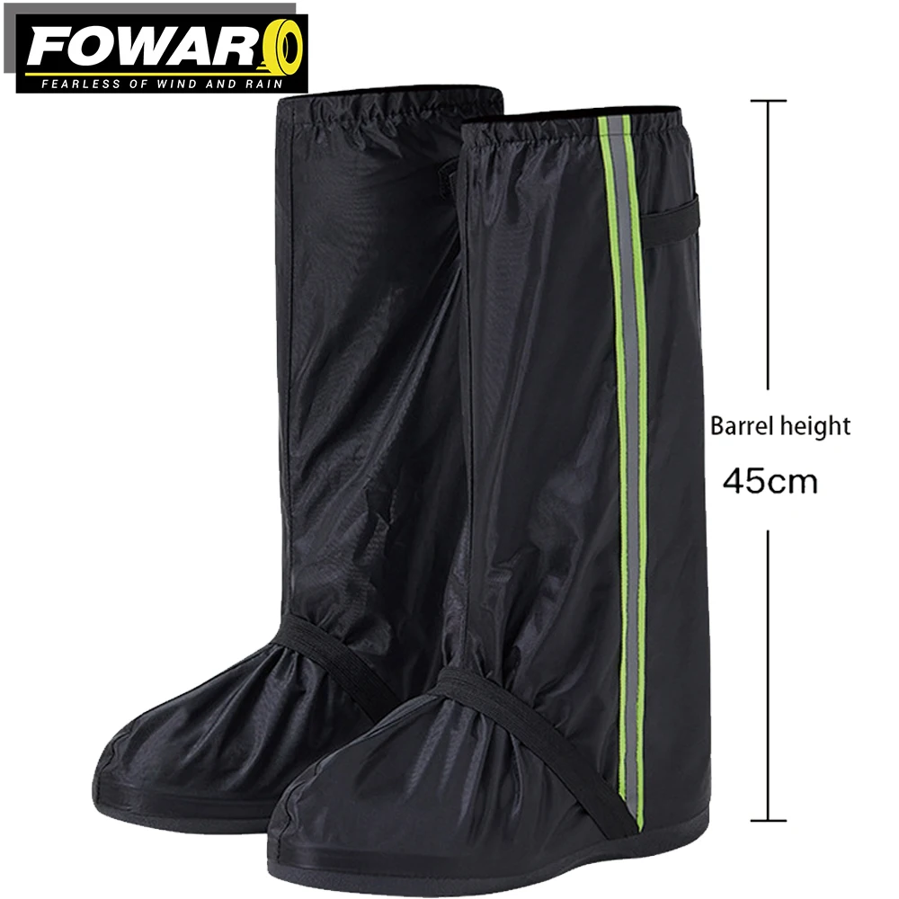 High-Tube-Shoe-Cover-Men-Women-Rainy-Day-Boots-Waterproof-Boot-Cover ...
