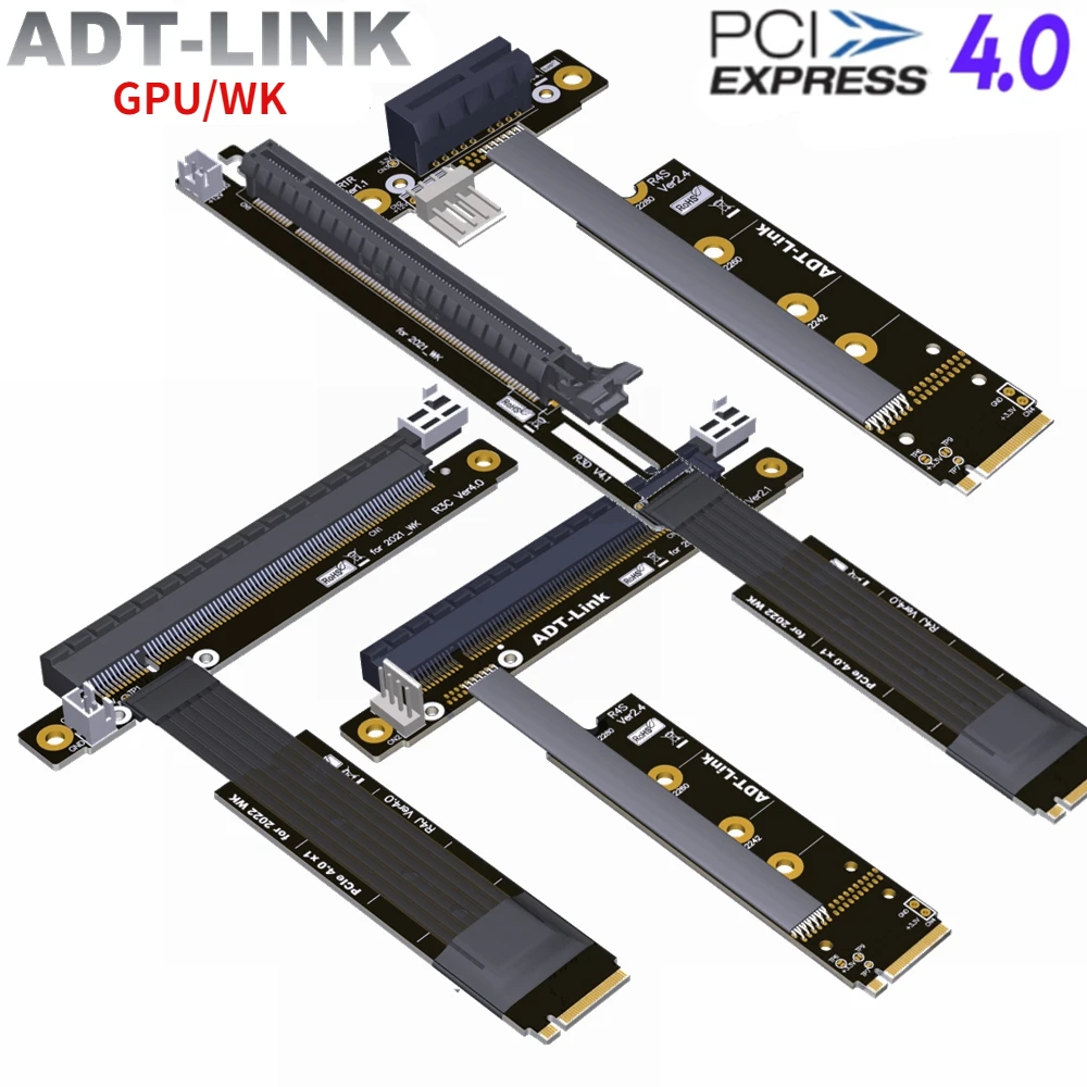 ADT adaptador elevador para minería BTC, Cable de puente GTX RTX Rx ...