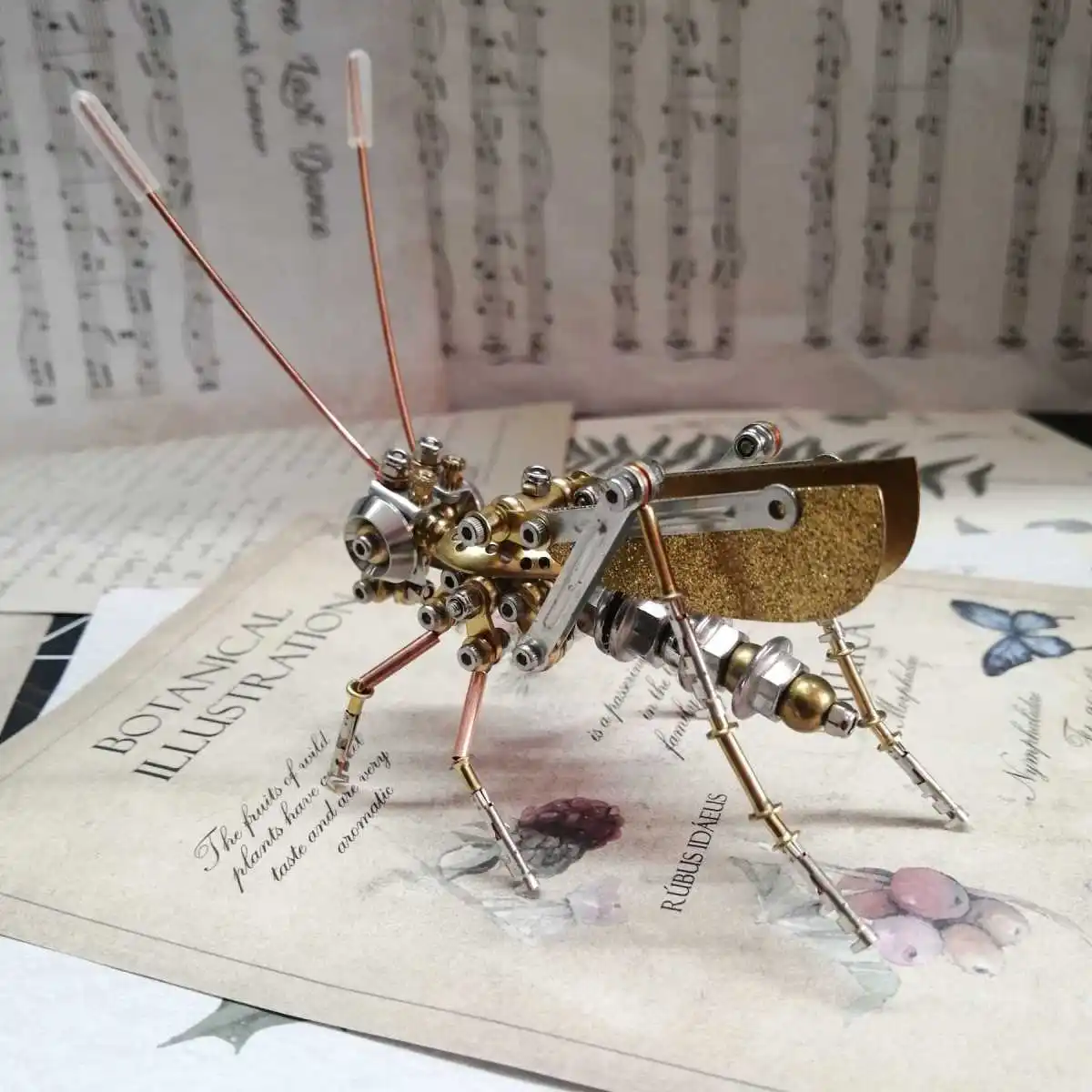 3D-Puzzles-Locust-Metal-Model-Kit-DIY-Assembly-Steampunk-Mechanical ...