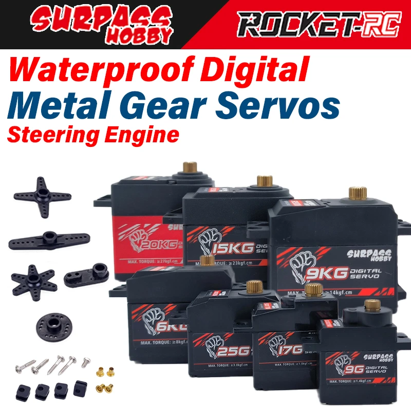 Surpass Hobby Servo | Metal Gear Servos | Servo Rc 1/8 | Parts Accs ...
