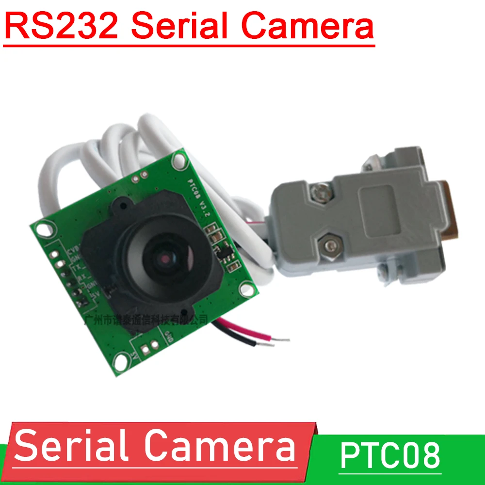 PTC08-RS232-Serial-Camera-Module-RS232-TTL-CMOS-1-4-inch-weather ...