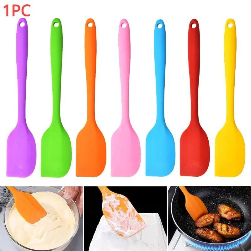 Silicone-Spatulas-Rubber-Spoon-Spatula-Heat-Resistant-Spoonula-Seamless ...