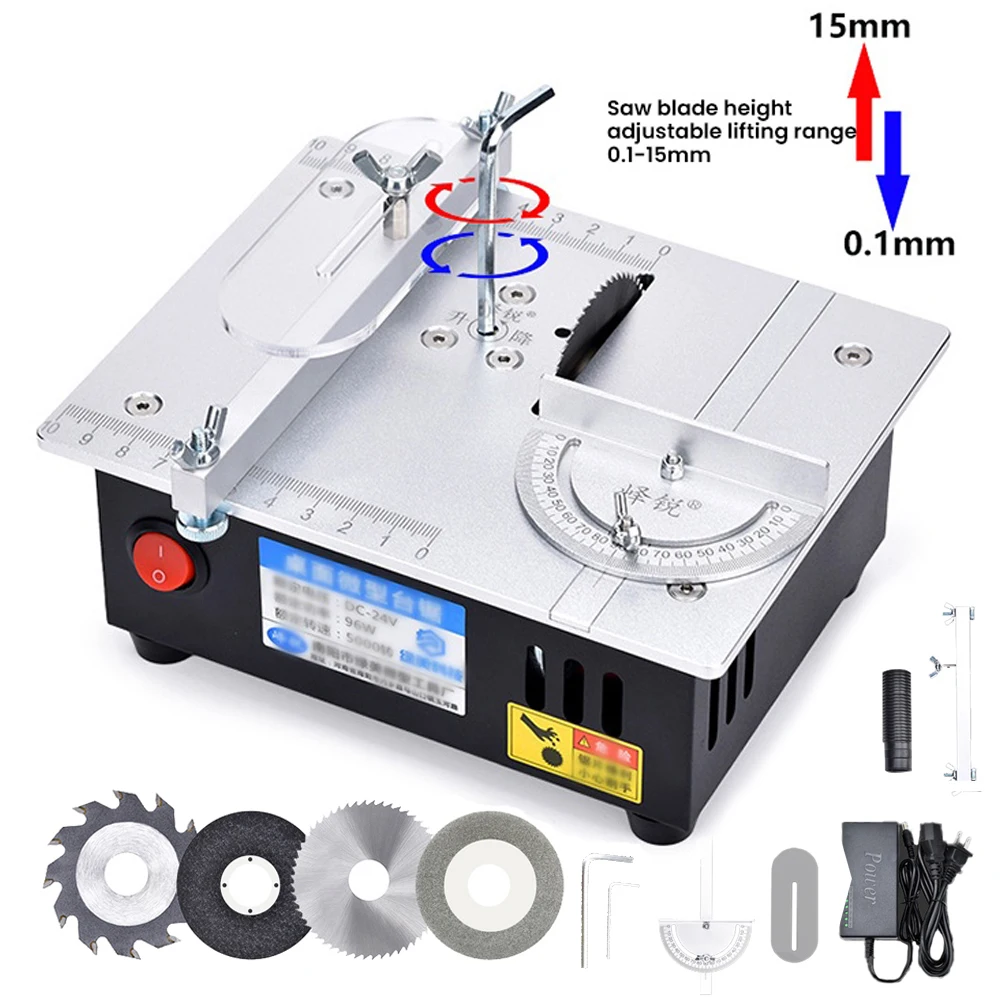 Mini Table Saw 5000RPM Small Woodworking Electric Bench Saw Handmade ...