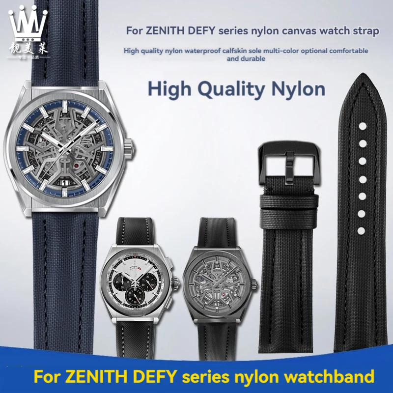 For-Zenith-DEFY-series-95-9000-670-hollow-nylon-pattern-lea-ther-Bottom-Wristband-22mm-23mm.jpg