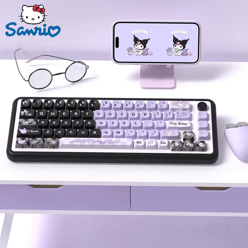 Sanrio-Kuromi-Kawaii-Keycap-Mda-Height-Mechanical-Keyboard-Keycap ...