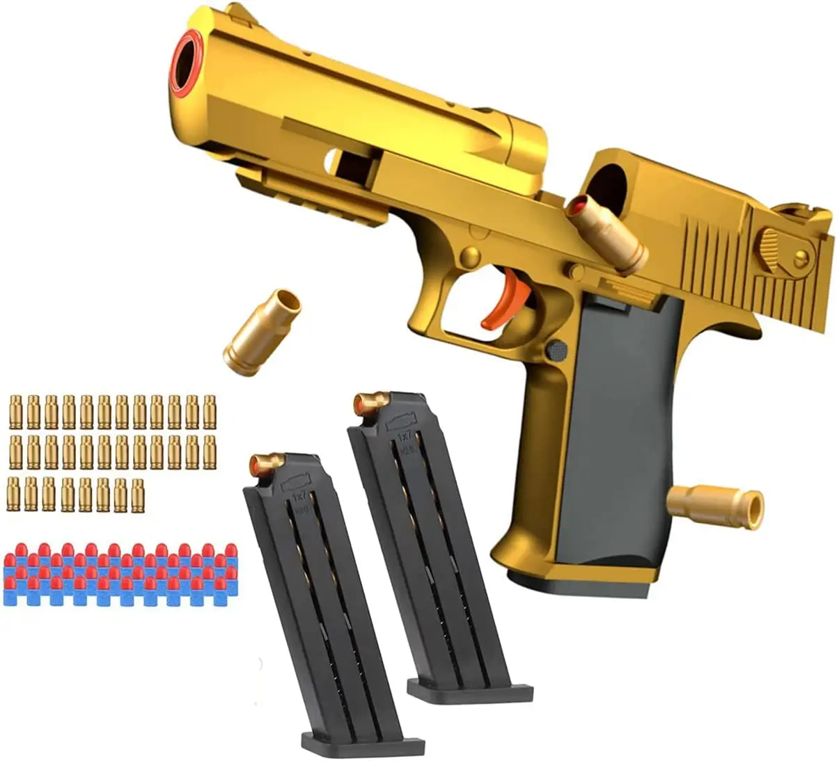 2024-Children-s-Toy-Pistol-Gold-Desert-Eagle-Soft-Bullet-Gun-M1911 ...