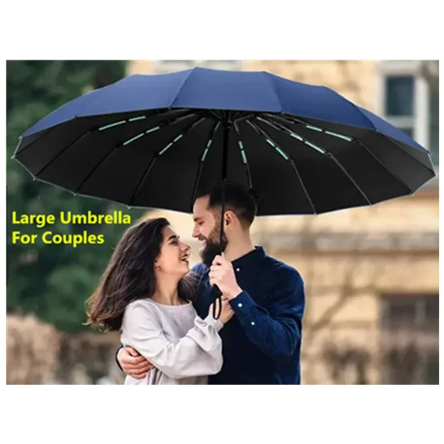 24K-Super-Large-Folding-Umbrella-Rain-Women-Windproof-Sunny-And-Rainy ...