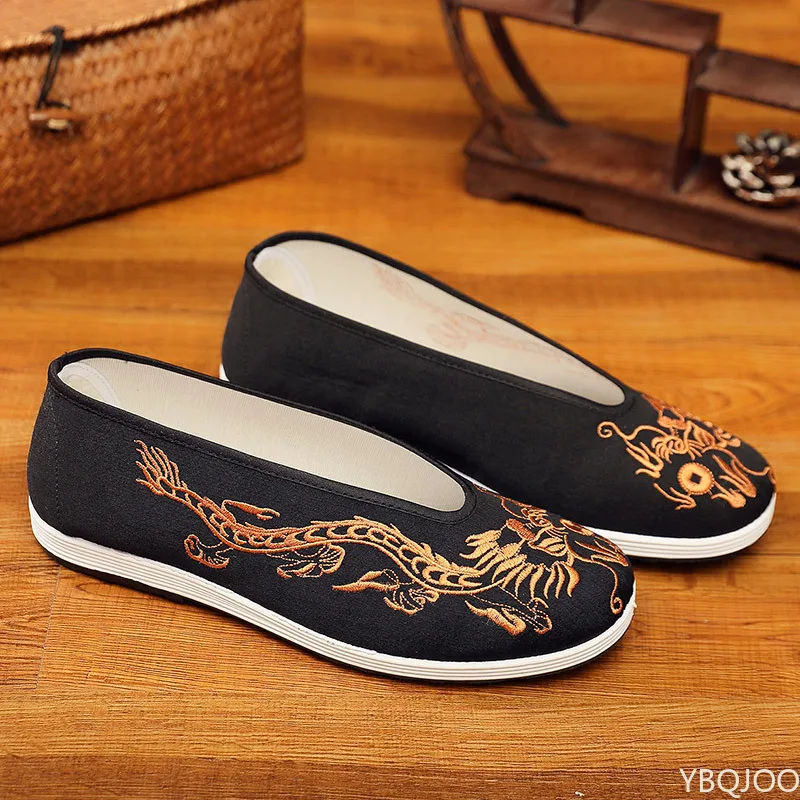 Chinese Beijing Cloth Shoes | Chinese Black Shoes | Non-leather Casual ...