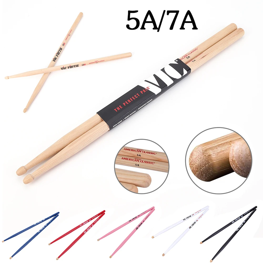 1-Pair-5A-7A-Drumsticks-Mallets-Jazz-Drum-Sticks-Percussion-Consistent ...