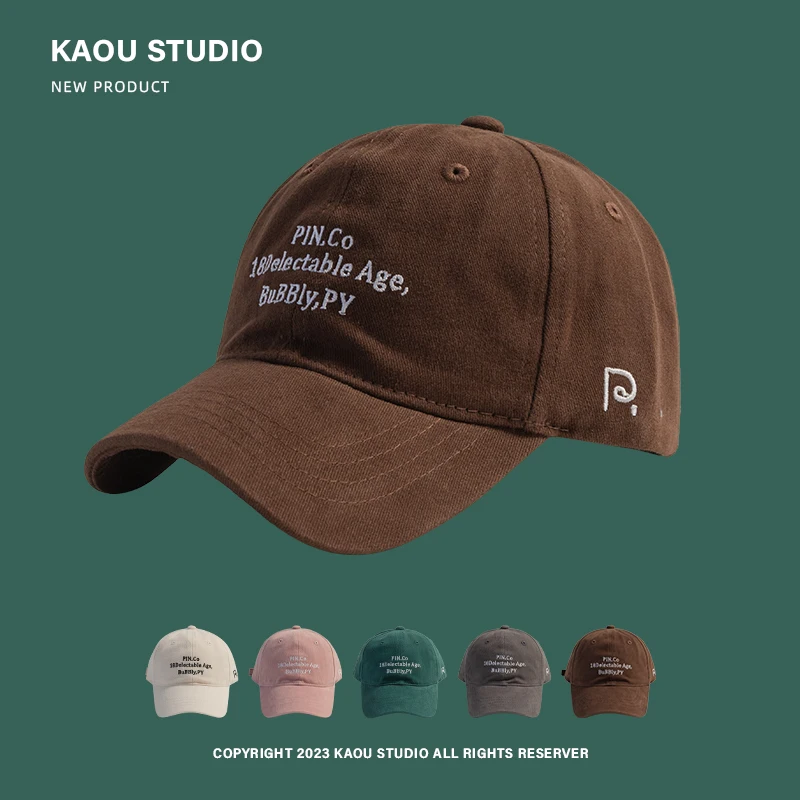 Gorra-de-b-isbol-bordada-para-hombre-y-mujer-gorro-coreano-con-visera ...
