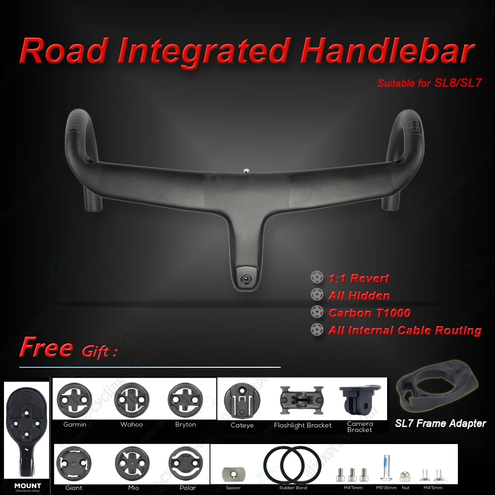Road-Integrated-Handlebar-For-SL7-SL8-T1000-Carbon-Cable-Routing ...