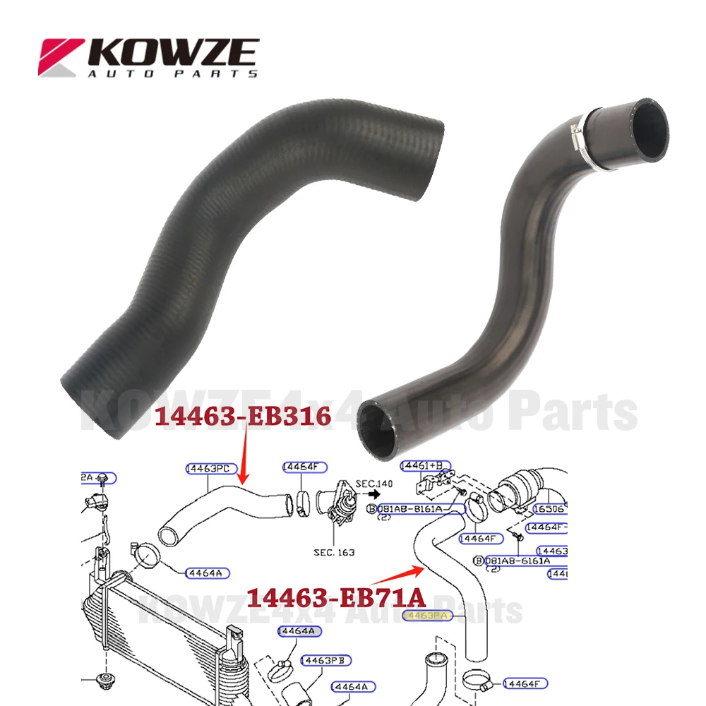 Turbo-Intercooler-Air-Inlet-Outlet-Hose-for-Nissan-Navara-D40 ...
