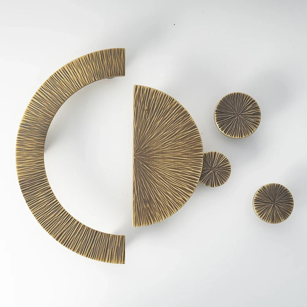 Sector-Antique-Bronze-Half-Moon-Knobs-Handmade-Hammer-Cabinet-Door ...