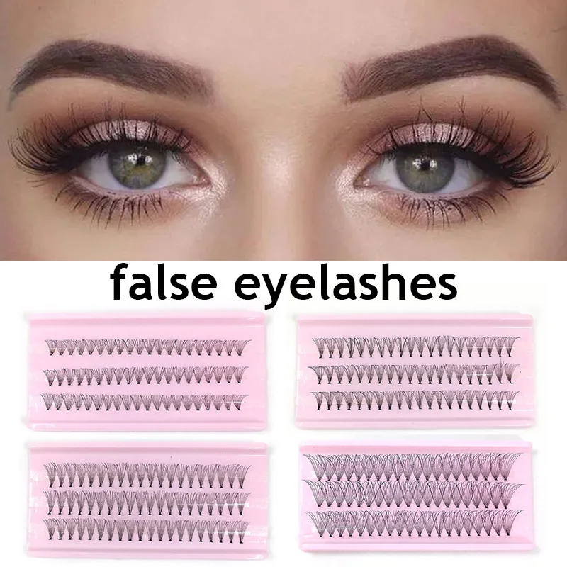 Individual False Eyelashes Before After