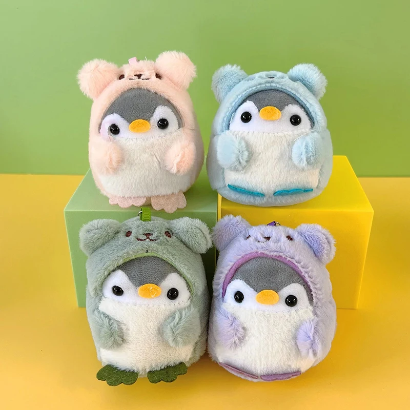 1Pc Cute Plush Penguin Keychain Cartoon Penguin Doll Bag Keyring Women ...