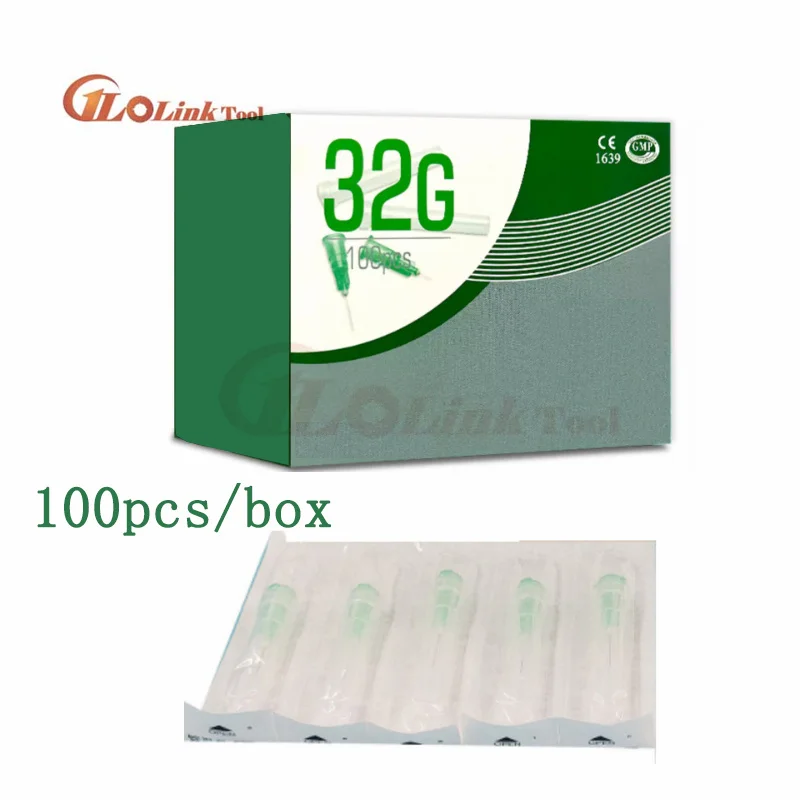 32G-13mmneedle-Piercing-Transparent-Syringe-Injection-glue-Clear-Tip ...