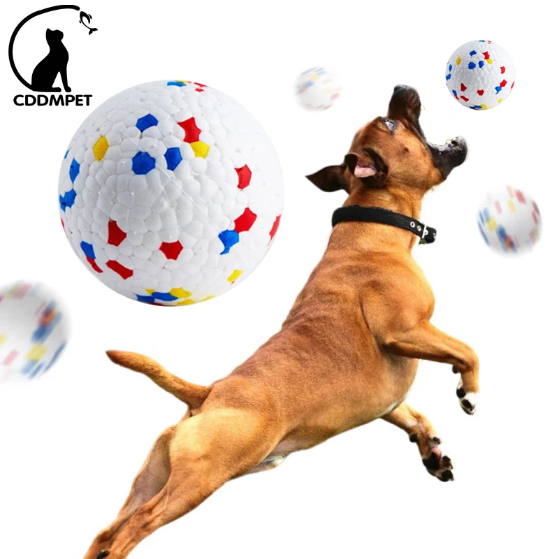 Bite Resistant Solid Dog Ball Toys for Small Large Dogs High Elasticity ...